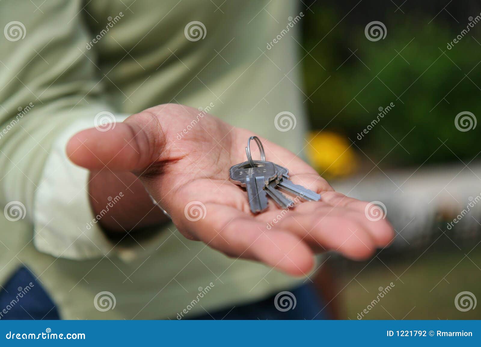 Handing Over the Keys stock photo. Image of home, apartment - 1221792