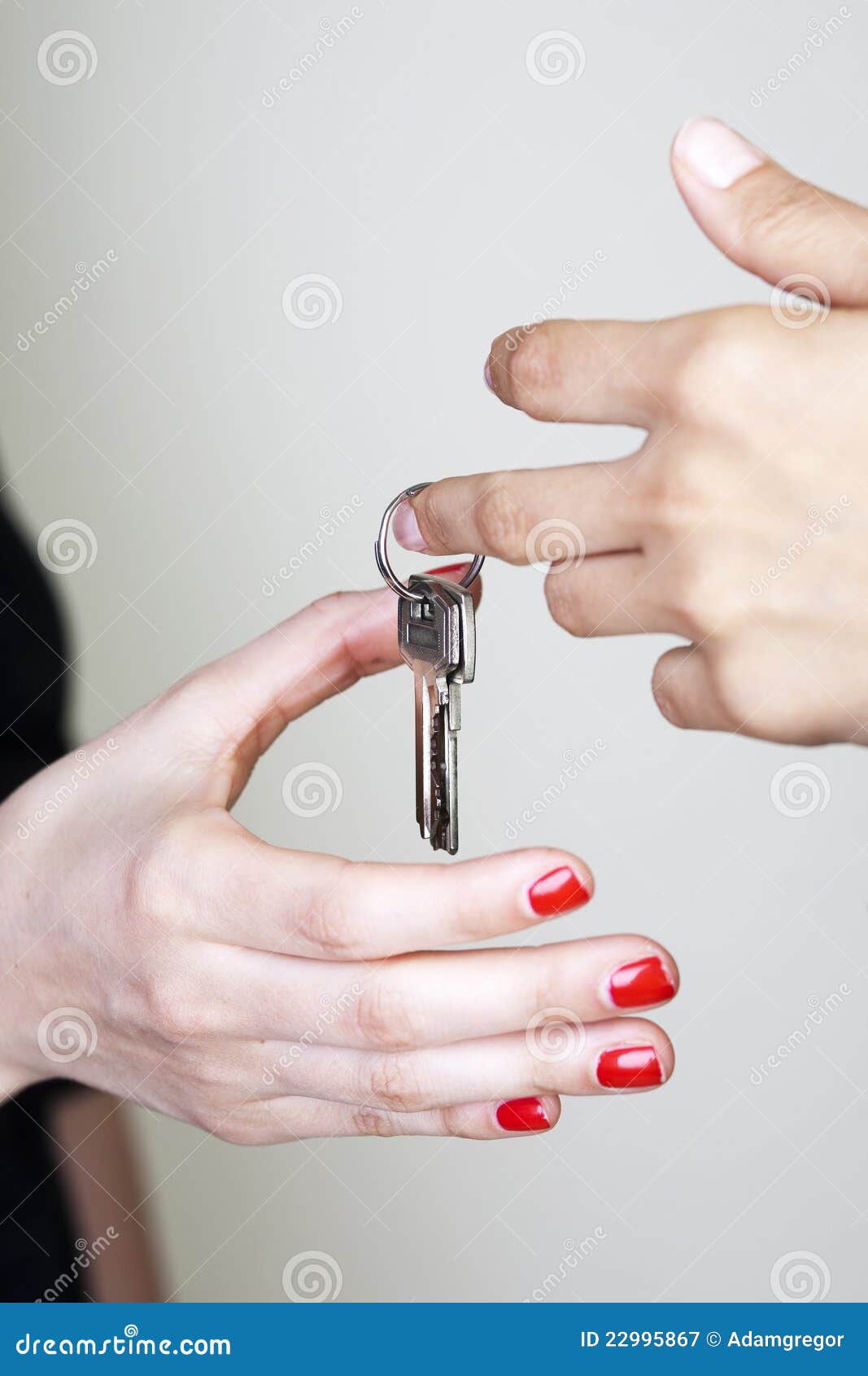 Handing over keys stock image. Image of concepts, background - 22995867