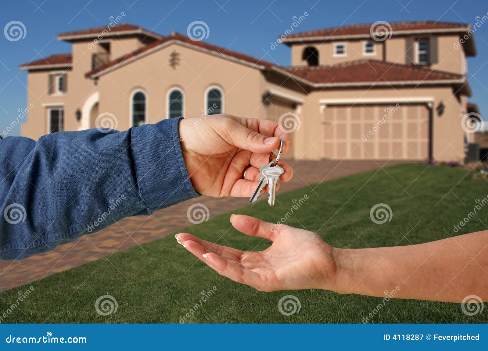 Handing Over the Keys stock image. Image of green, lifestyle - 4118287