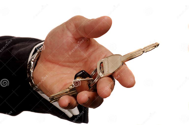 Handing Over the keys stock image. Image of friendly, confident - 890233
