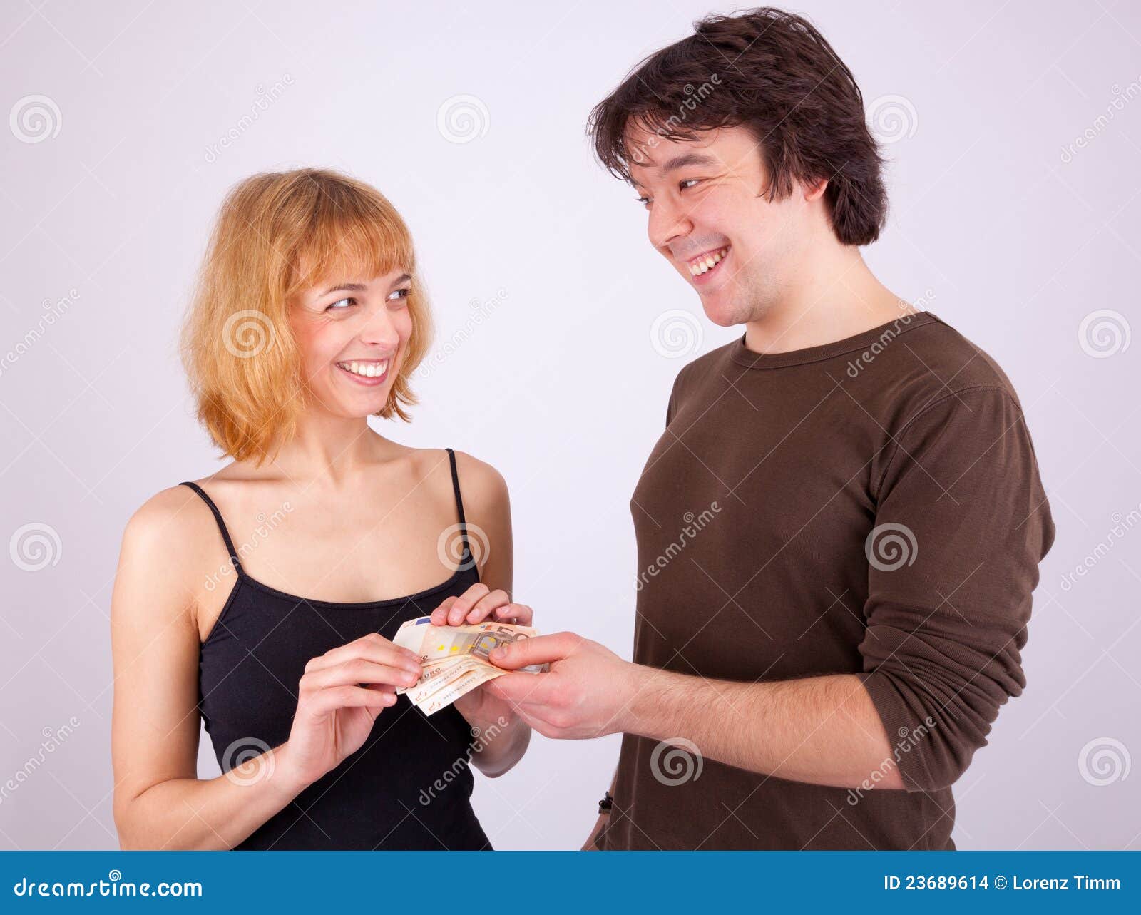 Handing over money stock photo. Image of loan, money - 23689614