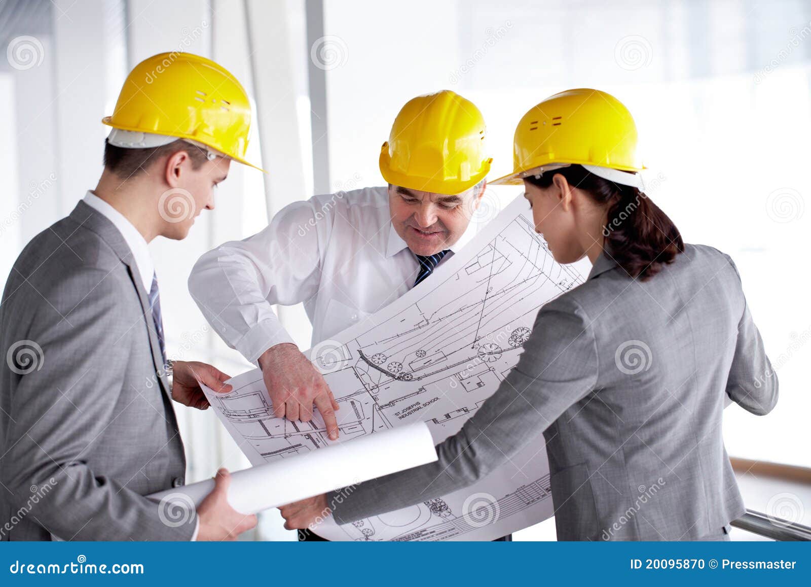 Handing-over of project stock photo. Image of colleague - 20095870