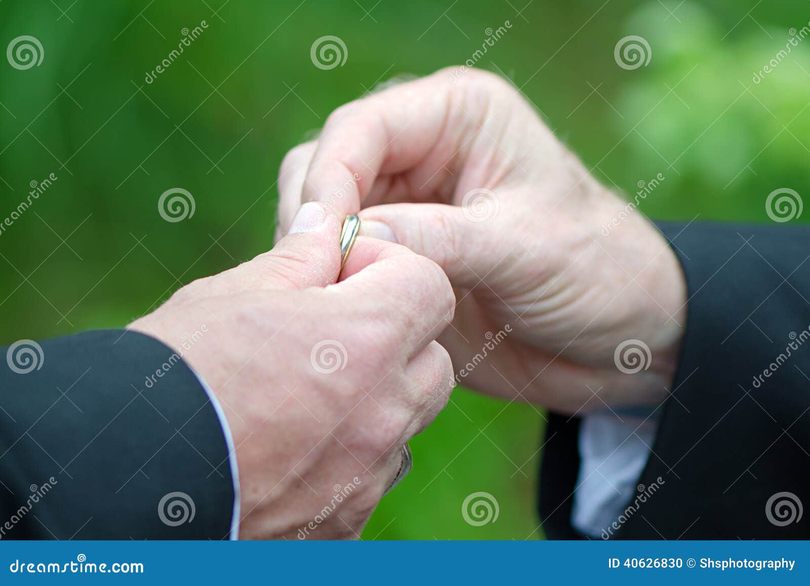 Handing Over the Ring To the Groom Stock Photo - Image of pride ...