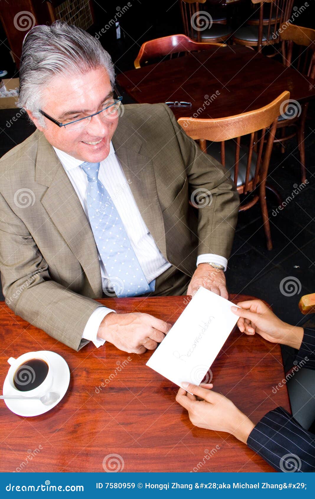 Handing in resignation stock image. Image of office, leave - 7580959