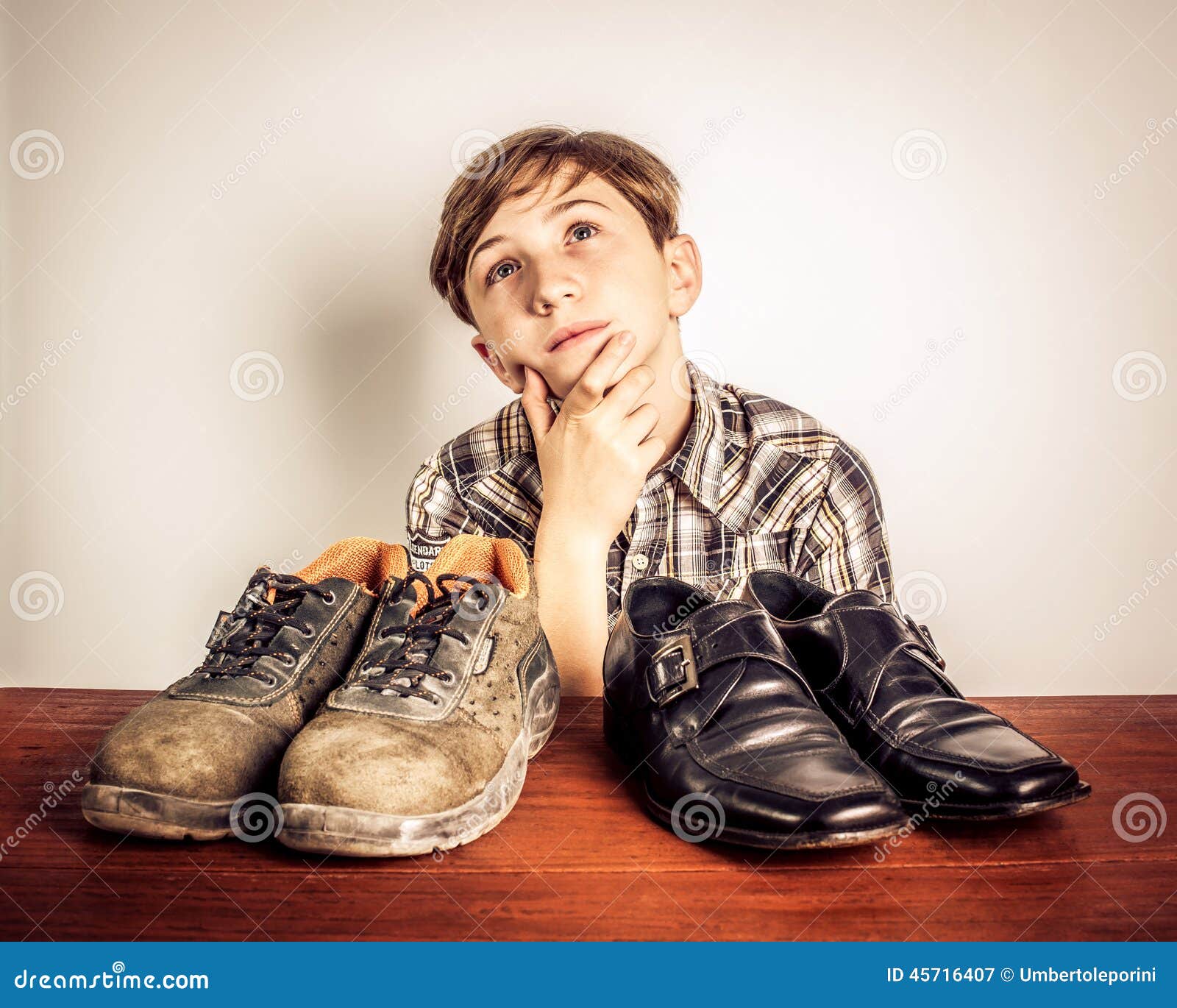 Handiwork Vs Intellectual Work Stock Image - Image of choosing, young ...