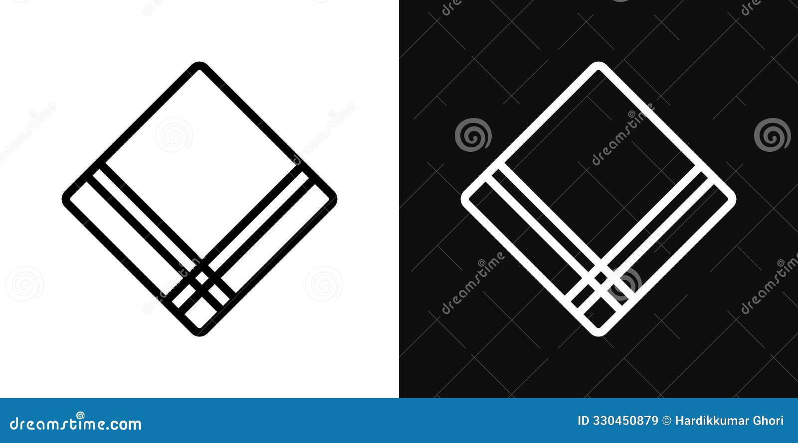 Handkerchief Icon Cartoon Vector | CartoonDealer.com #330450879