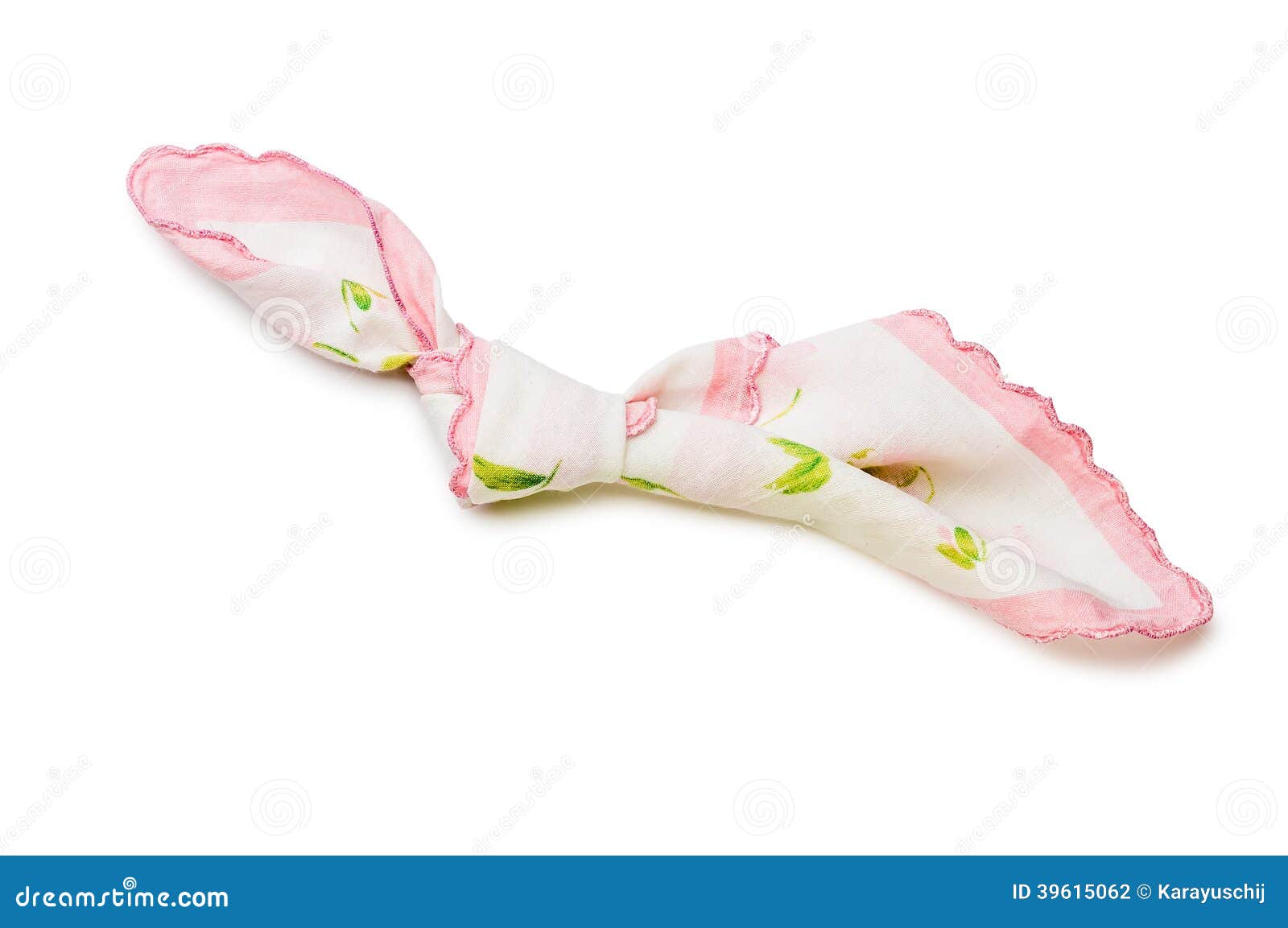 Handkerchief with a Knot stock photo. Image of white - 39615062