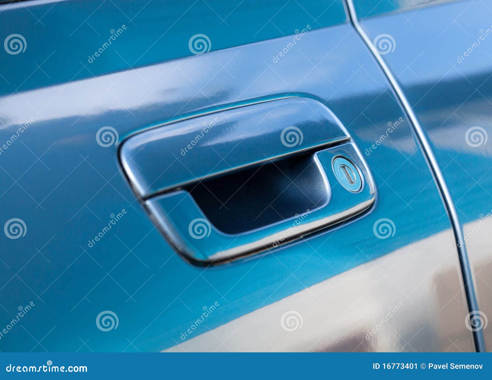 Handle of car door stock image. Image of blue, elegance - 16773401