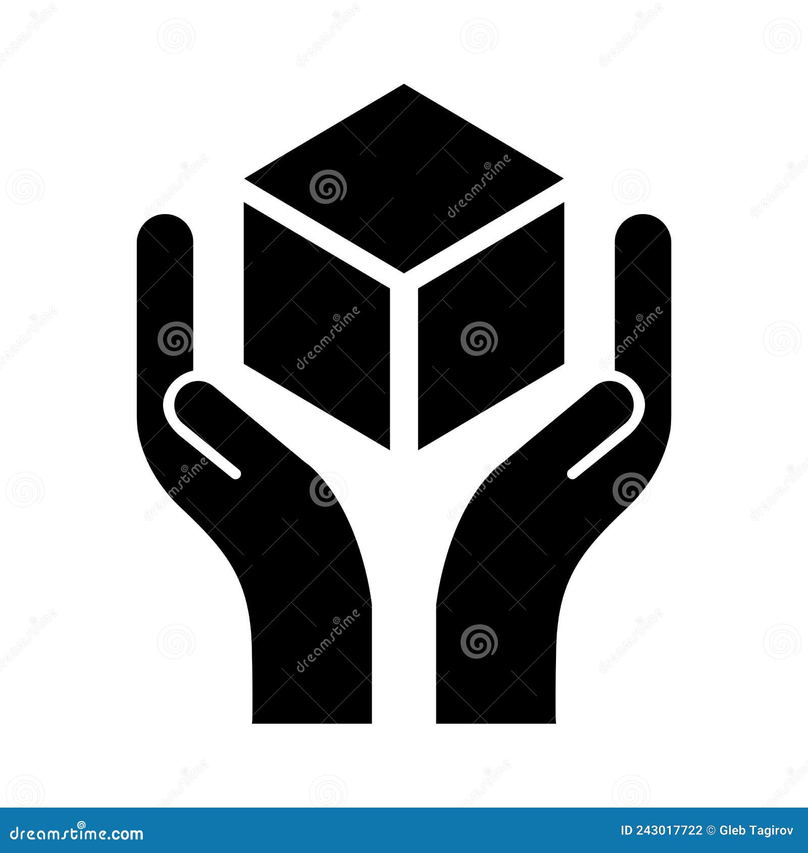 Handle with care icon stock vector. Illustration of isolated - 243017722