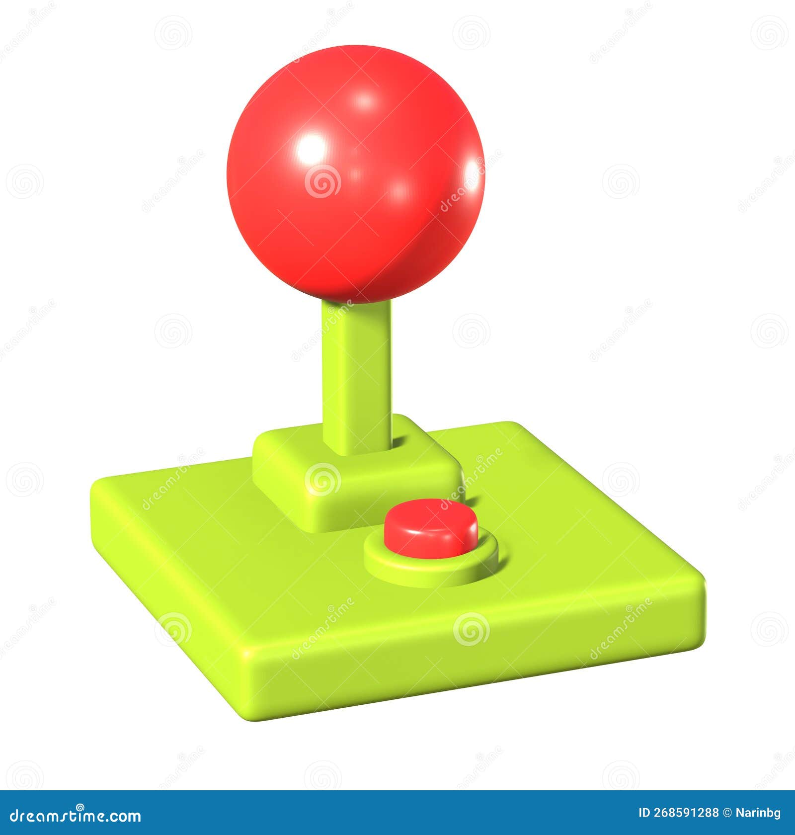 Handle Control for Game 3d Icon Transparent Illustration Stock Photo ...