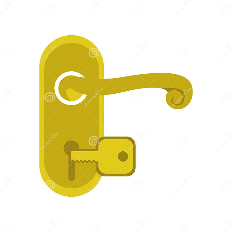 Handle Icon Vector Sign and Symbol Isolated on White Background, Handle ...