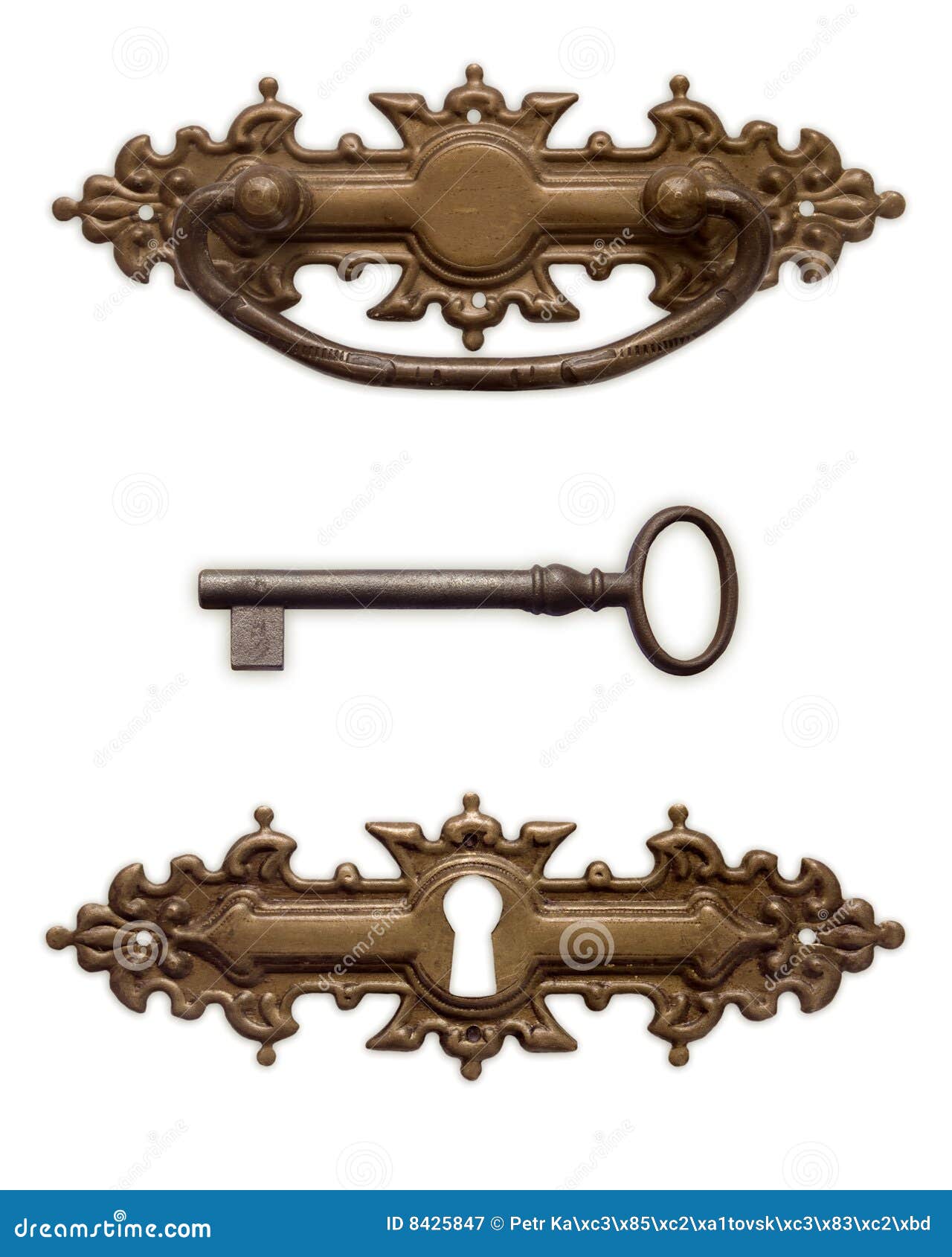 Handle key stock image. Image of closeup, bronze, lock - 8425847