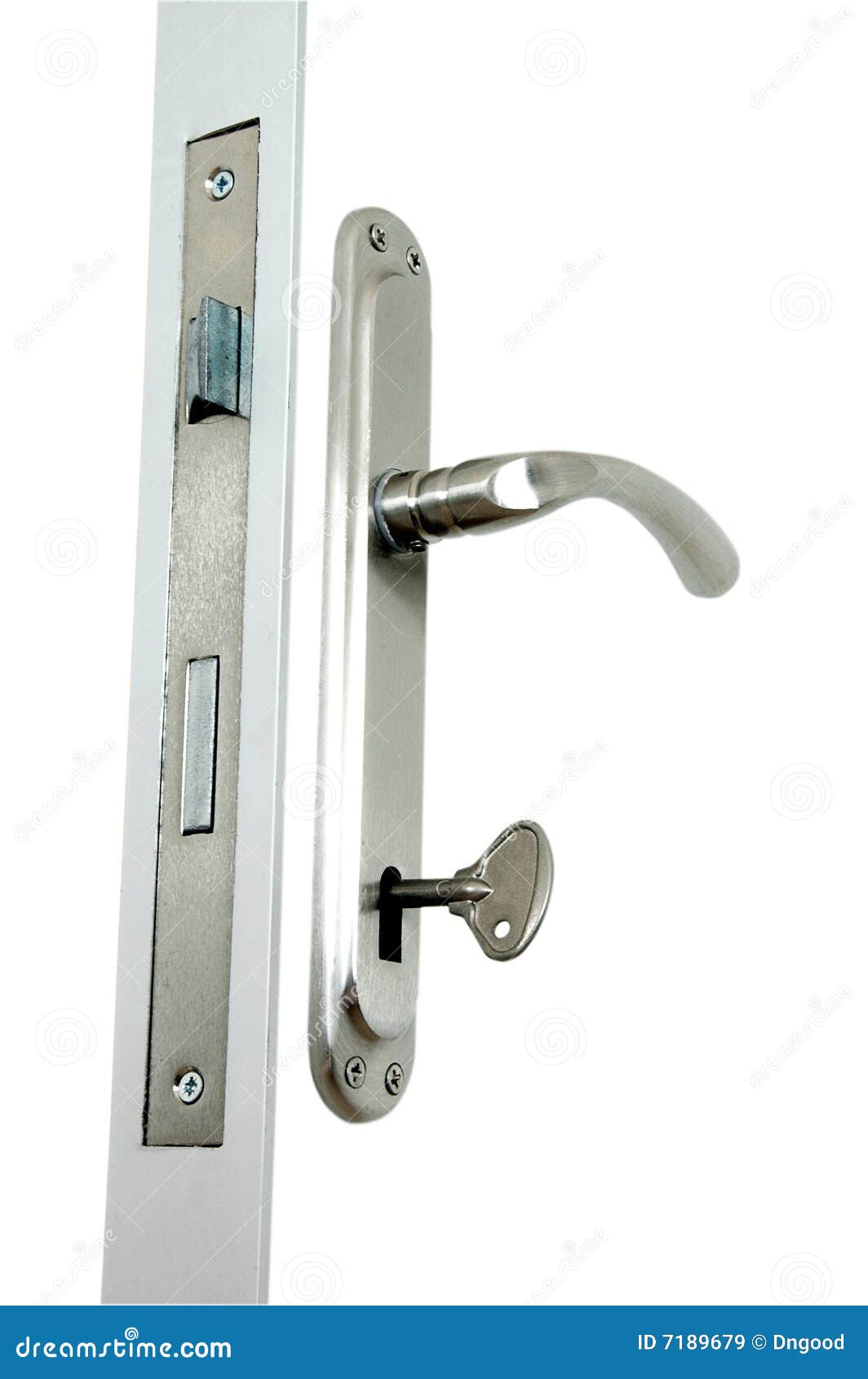 Handle and Lock stock image. Image of housekeeping, keyhole - 7189679