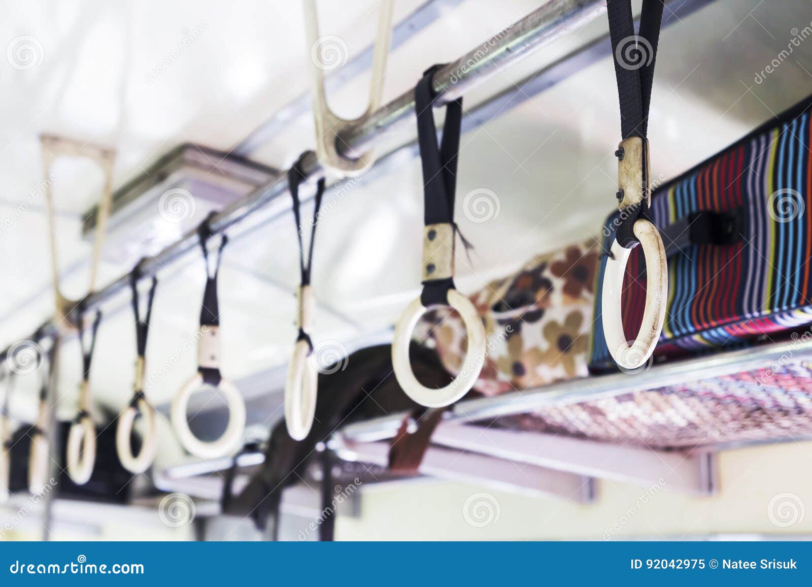 Handle loop in the train stock image. Image of handle - 92042975