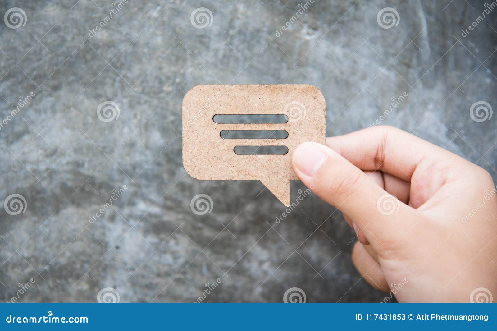 Handle the Message To Leave a Comment. Stock Image - Image of connect ...