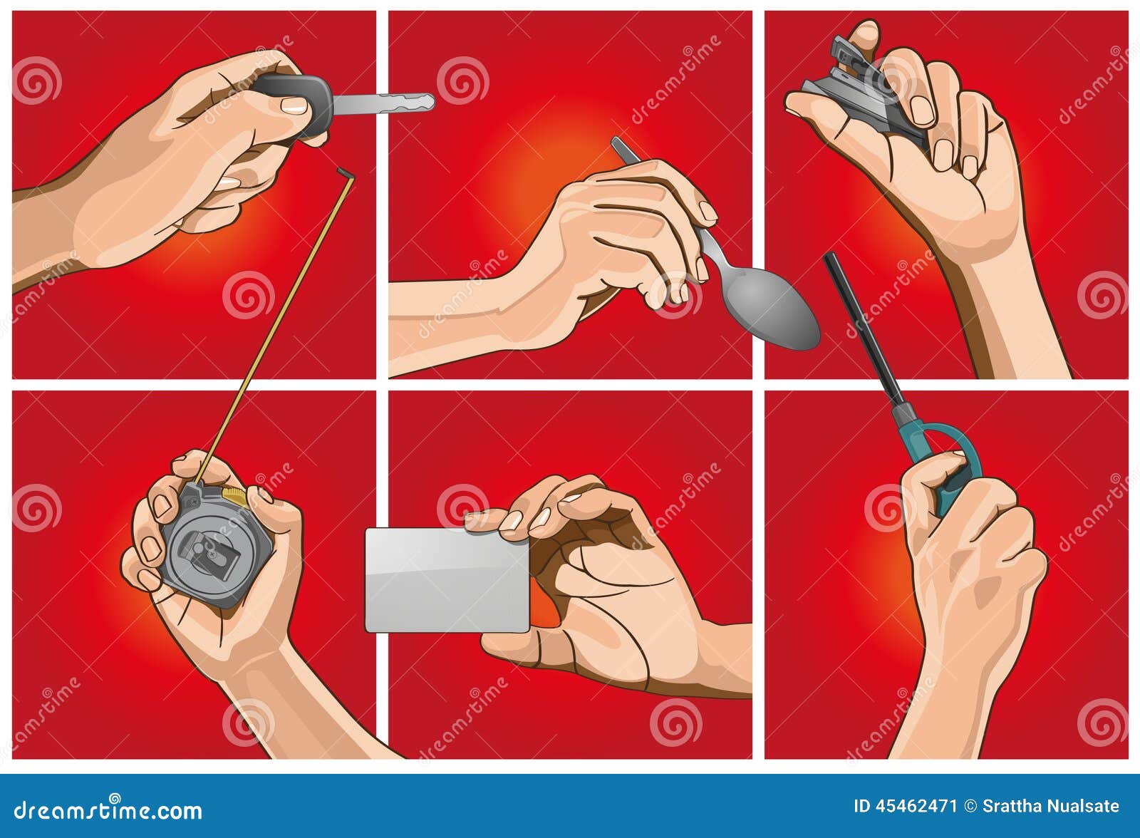 Handle Objects stock illustration. Illustration of objects - 45462471