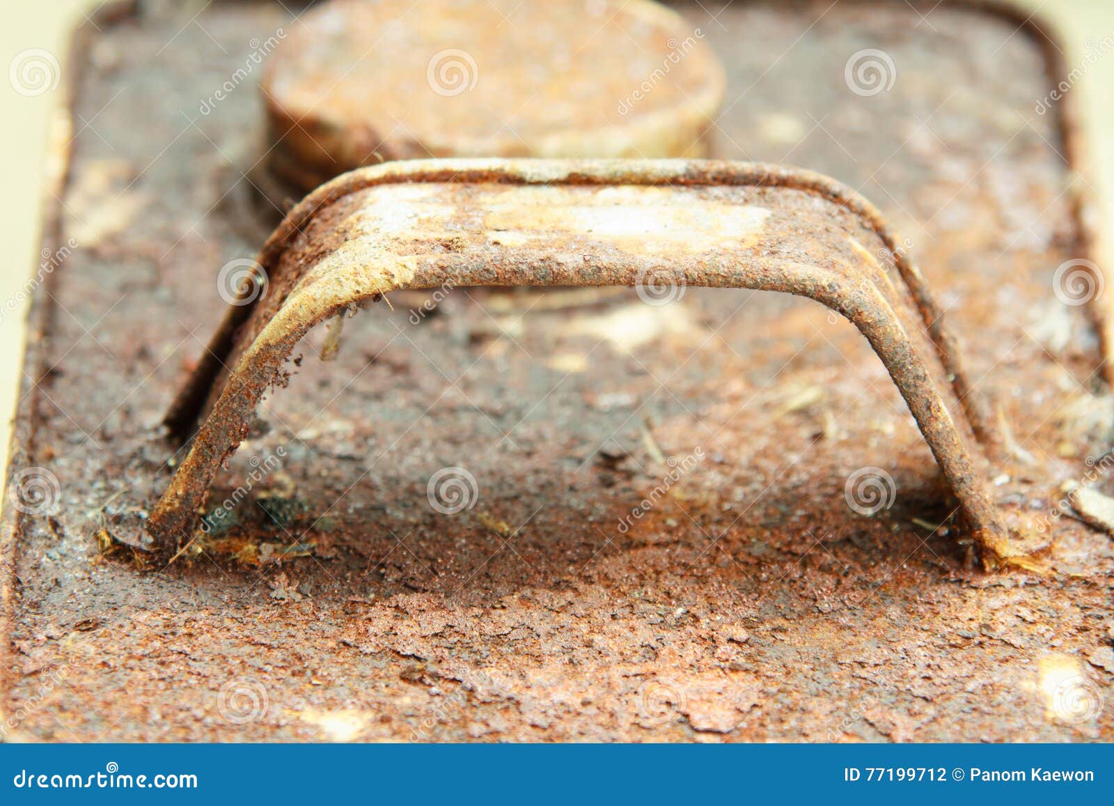 Handle of Old Rectangular Can Stock Photo - Image of container, retro ...