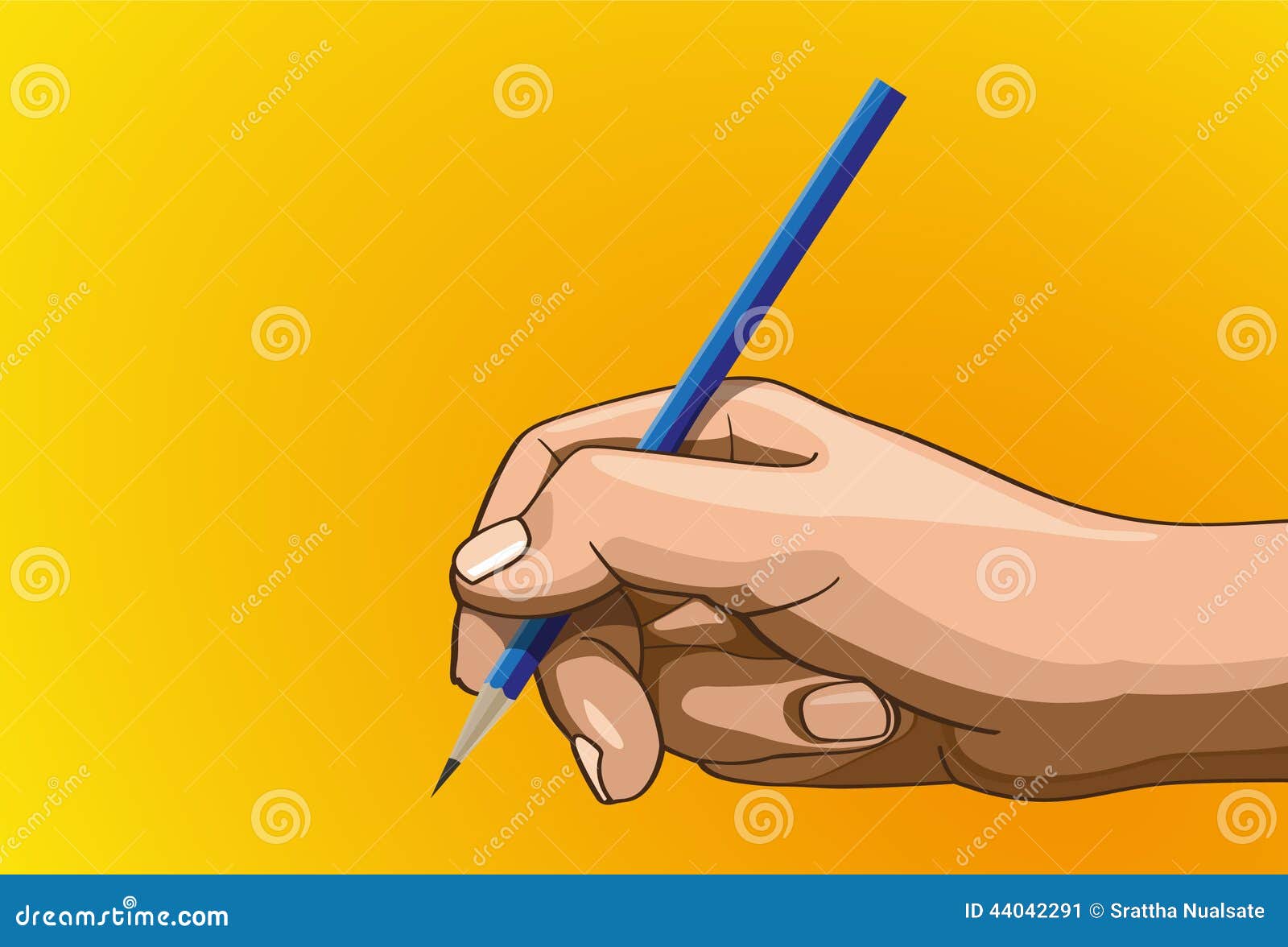 Handle pencil stock vector. Illustration of separately - 44042291
