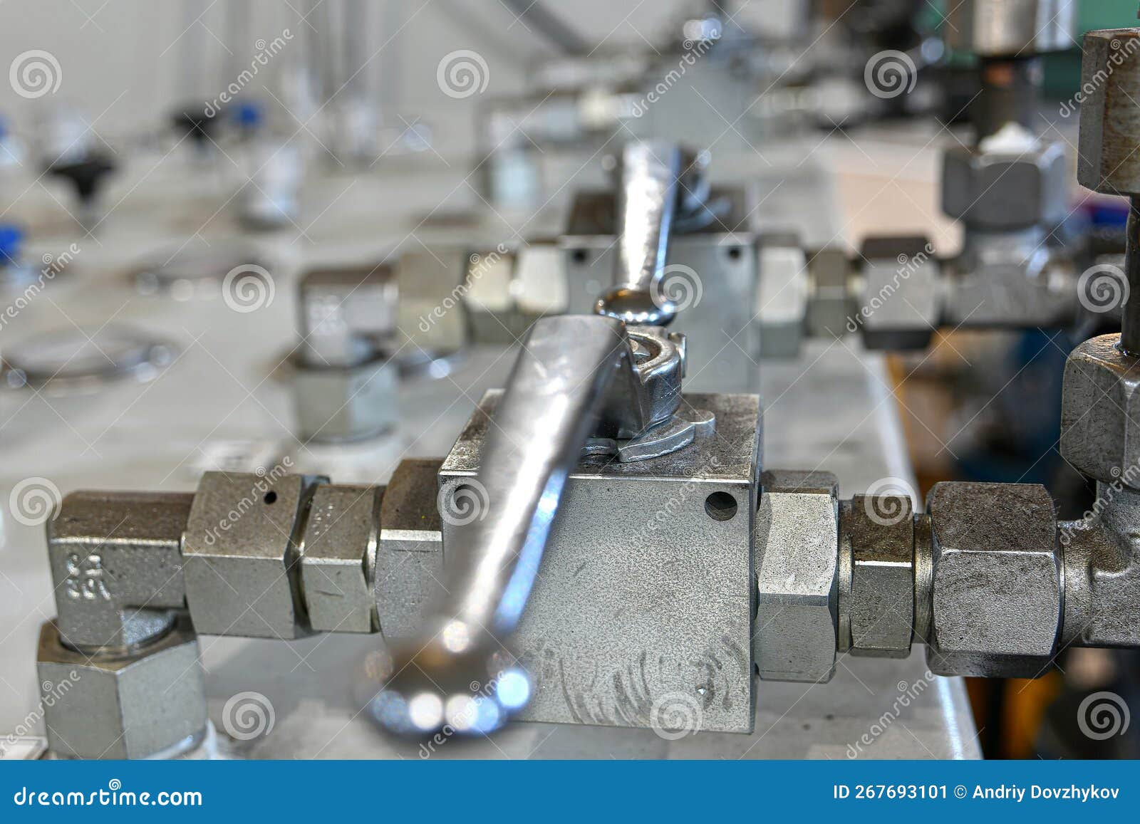 The Handle for Switching the Pressure in the Hydraulic Supply System ...