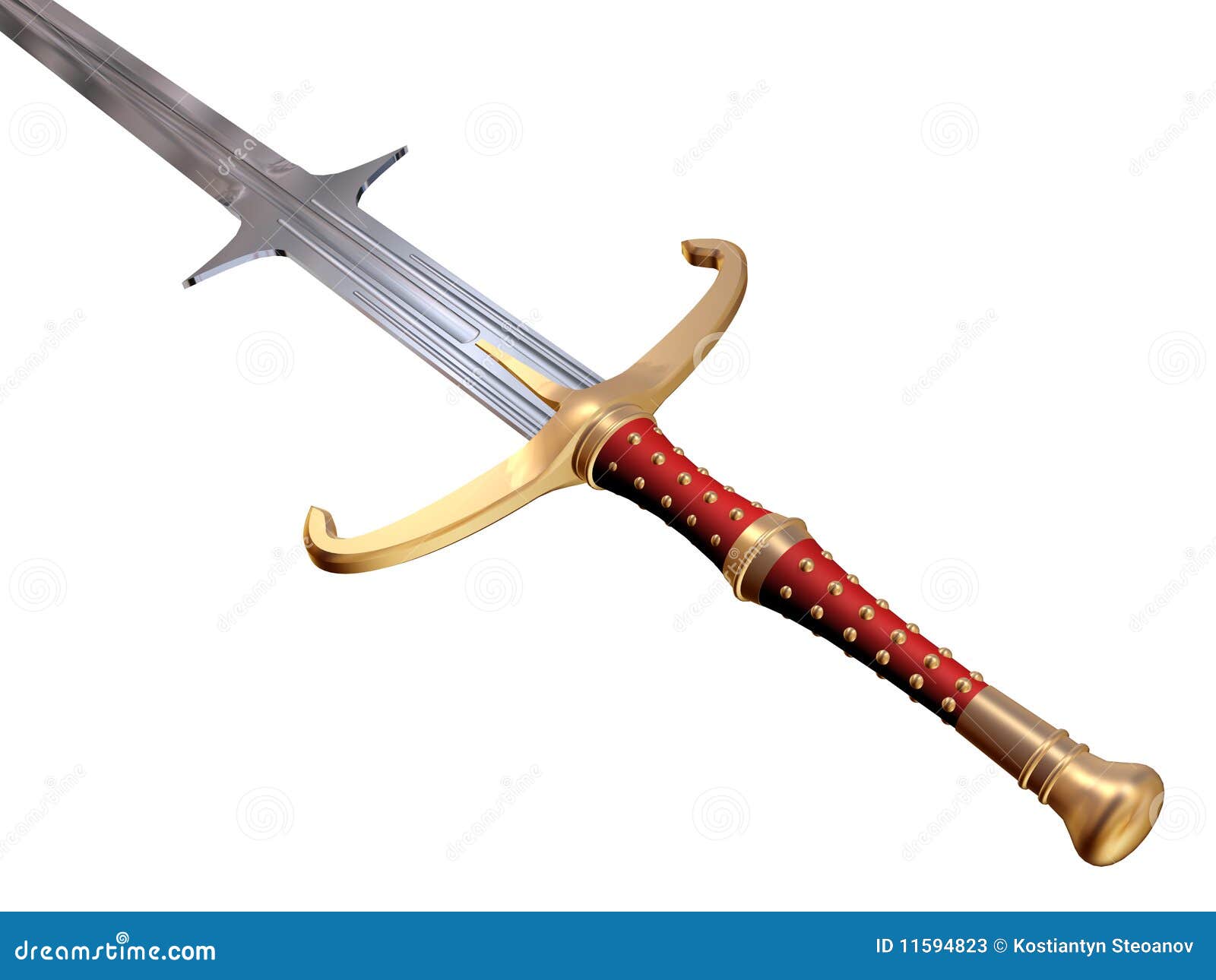Handle of sword stock illustration. Illustration of protect - 11594823