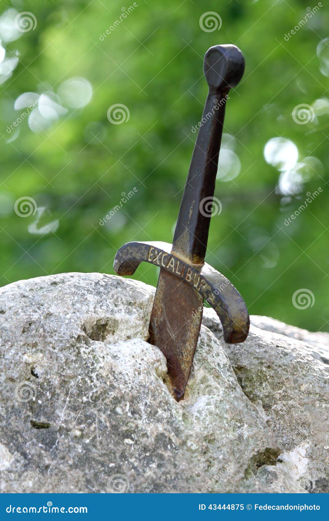 Handle Of The Sword Of Excalibur Royalty-Free Stock Photo ...