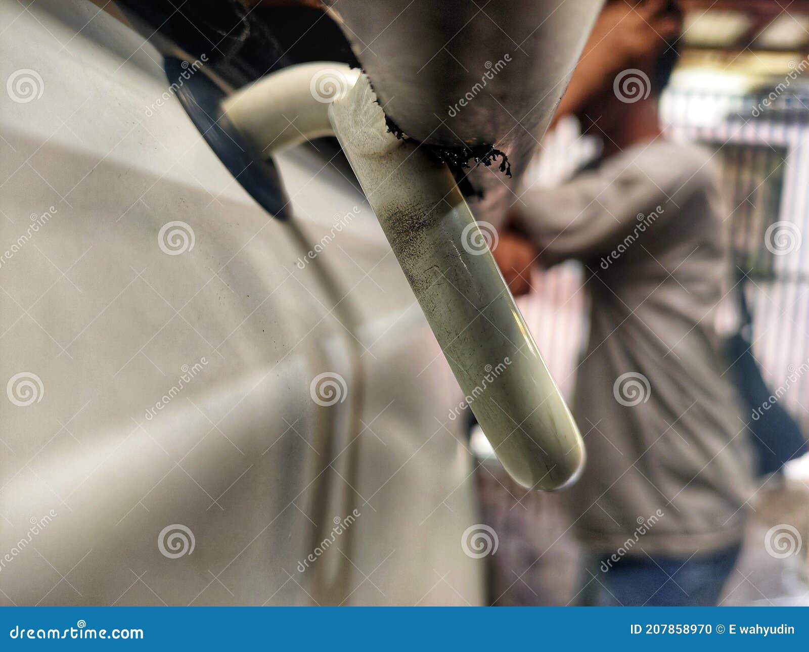 Handle To Tie the Rope on the Pick Up Stock Photo - Image of clothing ...