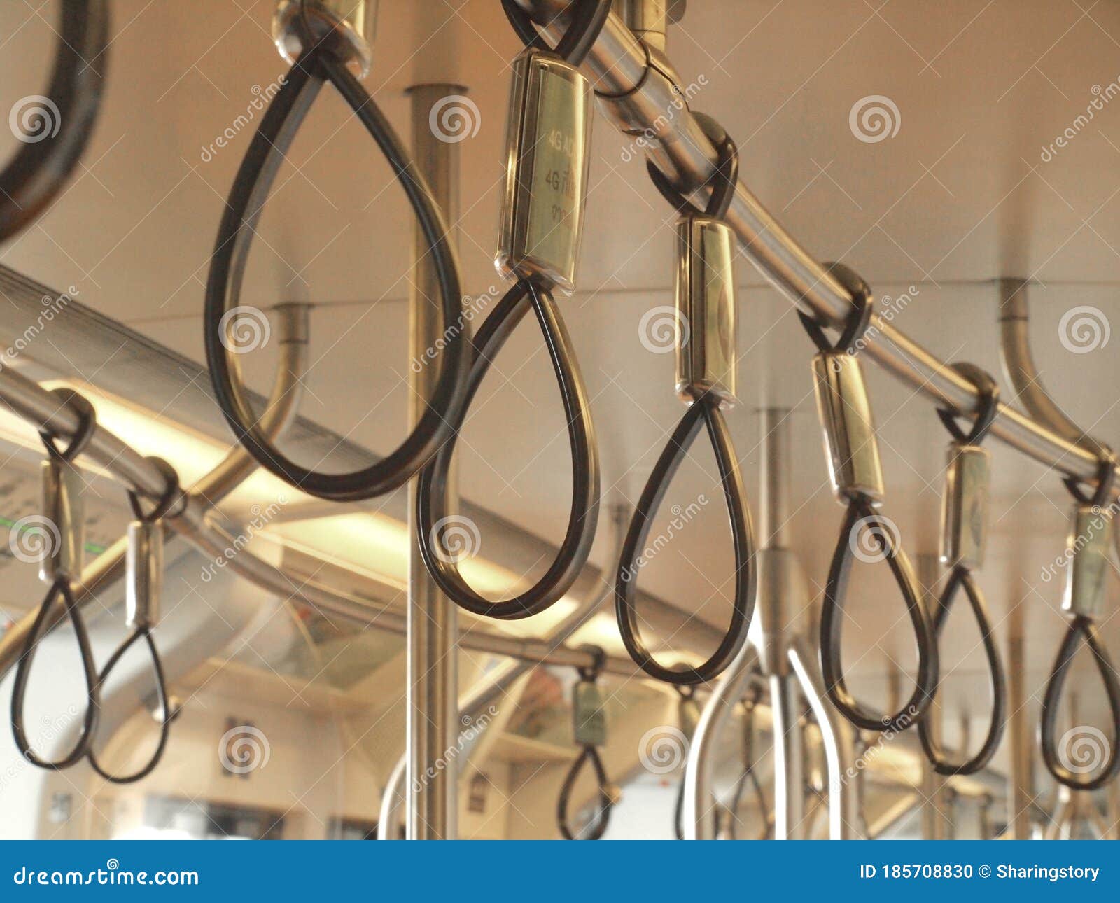 Handle on a train stock photo. Image of hold, transport - 185708830