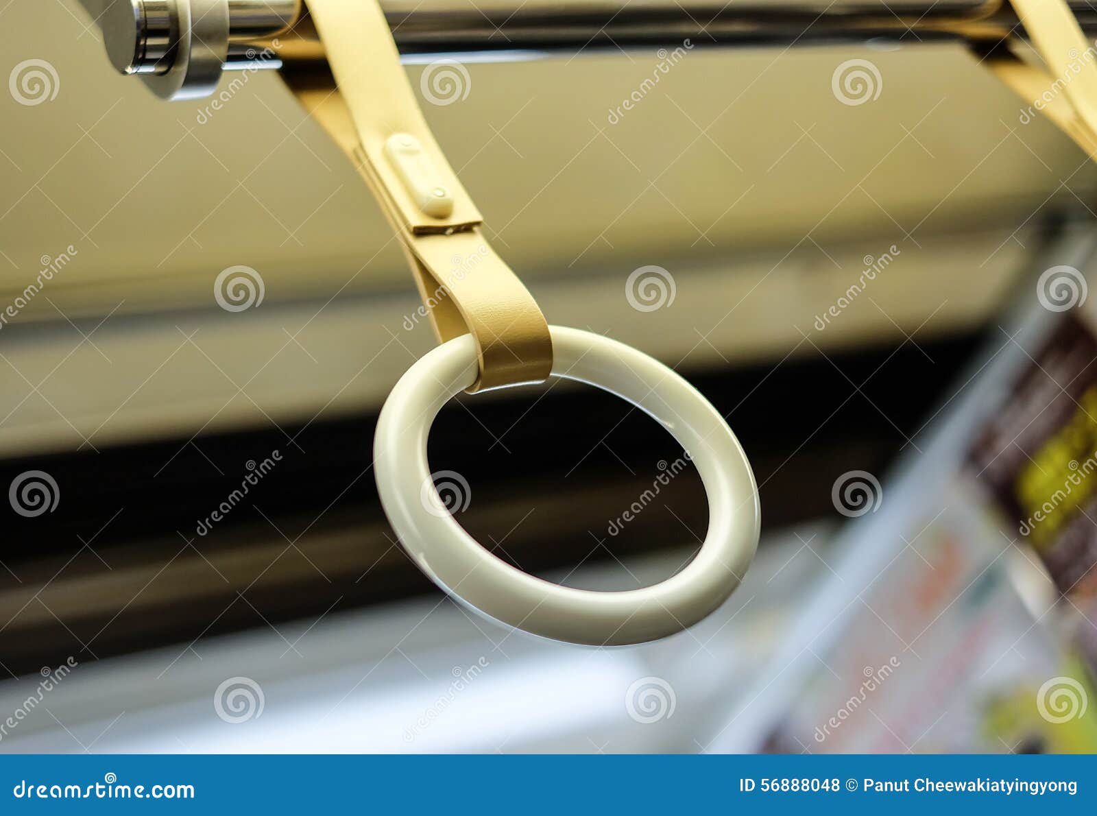 Handle on a train stock photo. Image of stand, railing - 56888048