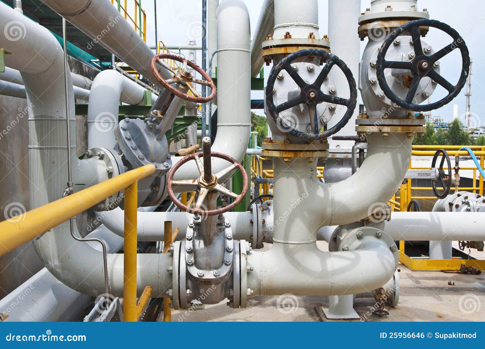 Handle valve and pipe stock photo. Image of iron, gear - 25956646