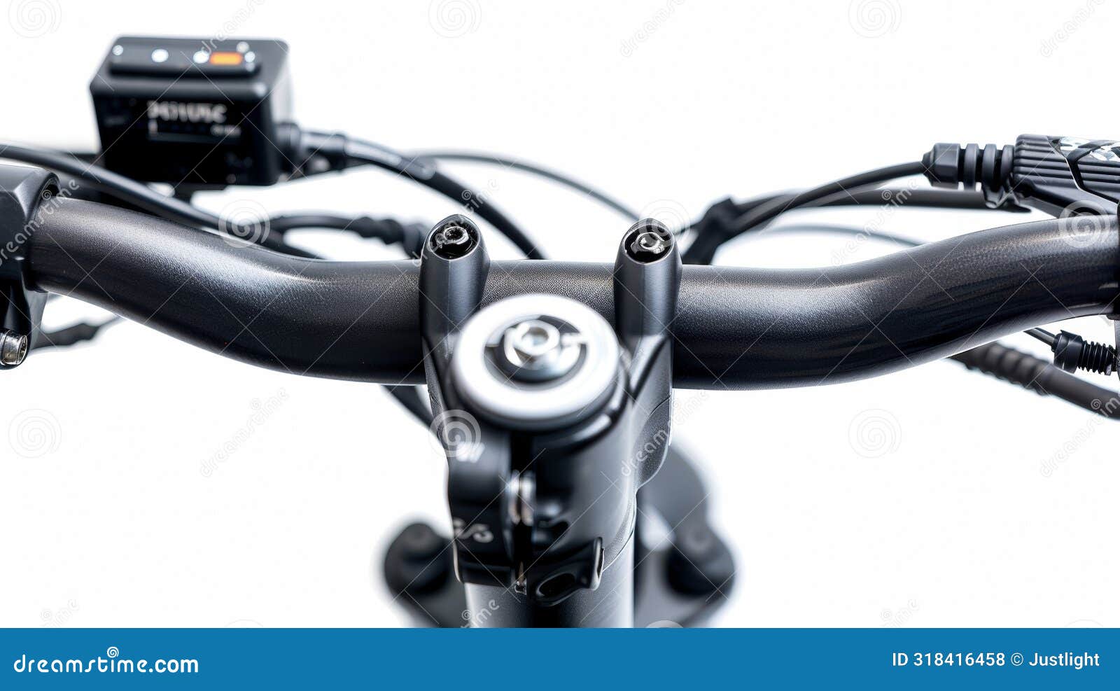 The Handlebars with Safety Features Such As an Emergency Shutoff Button ...