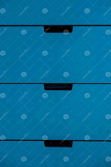 Handles of a Blue Drawers.. Stock Photo - Image of white, children ...