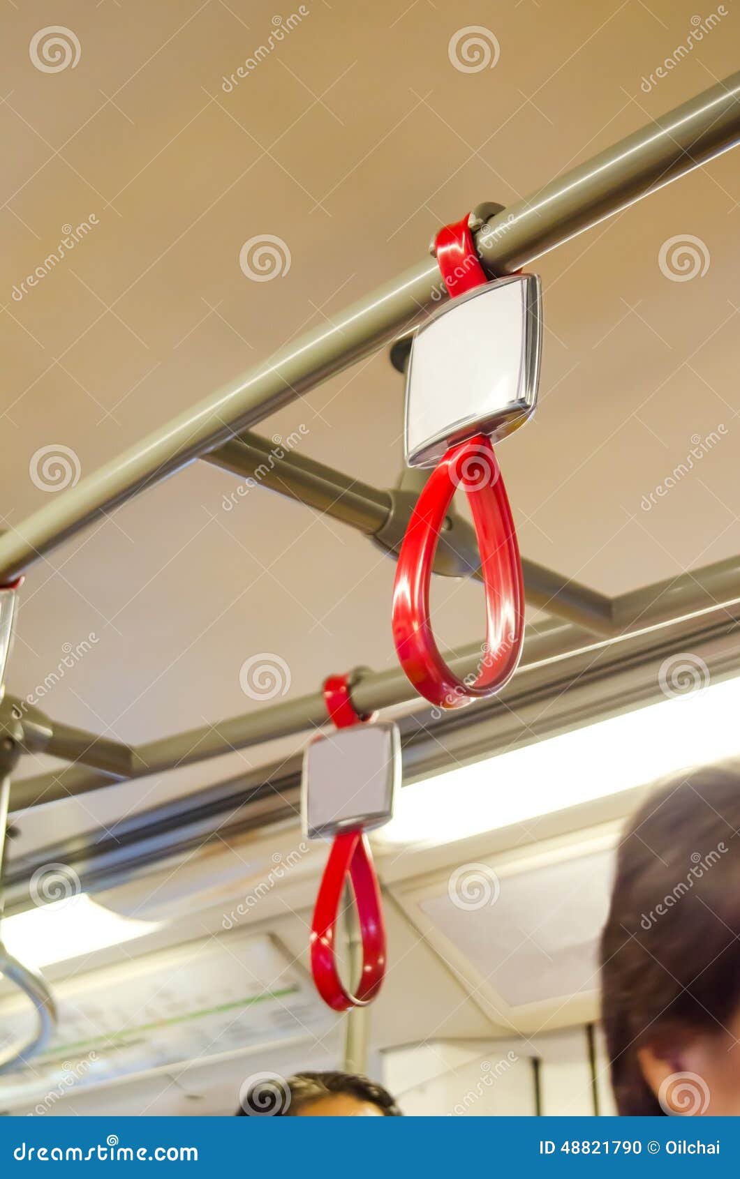 Handles in electric train stock photo. Image of stand - 48821790