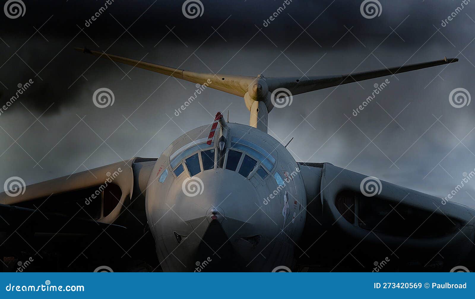 Elvington, York, Yorkshire, UK, March 2023. the Handley Page Victor is ...
