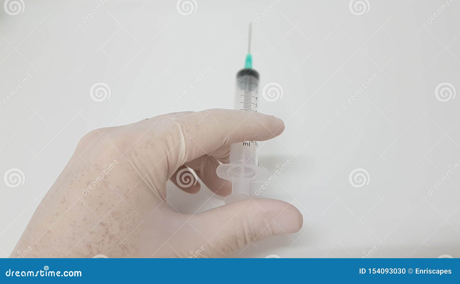 Handling Disposable Syringe Stock Photo - Image of vaccination, health ...