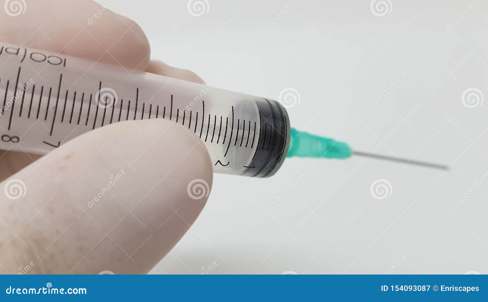 Handling Disposable Syringe Stock Image - Image of white, medical ...