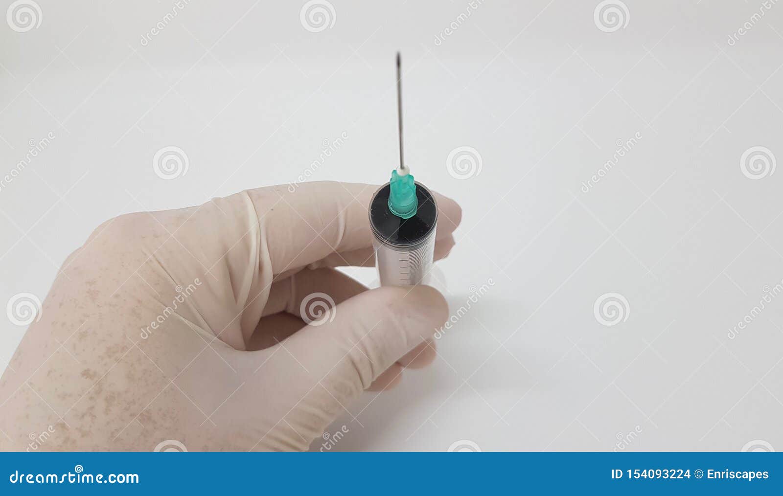 Handling Disposable Syringe Stock Photo - Image of white, health: 154093224