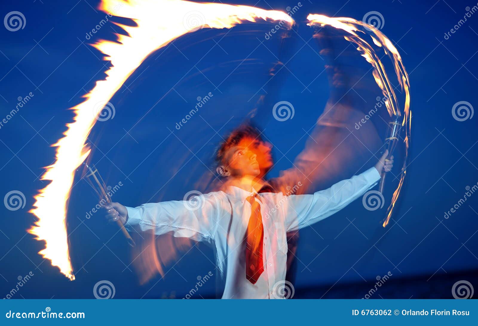 Handling fire stock photo. Image of flame, determination - 6763062