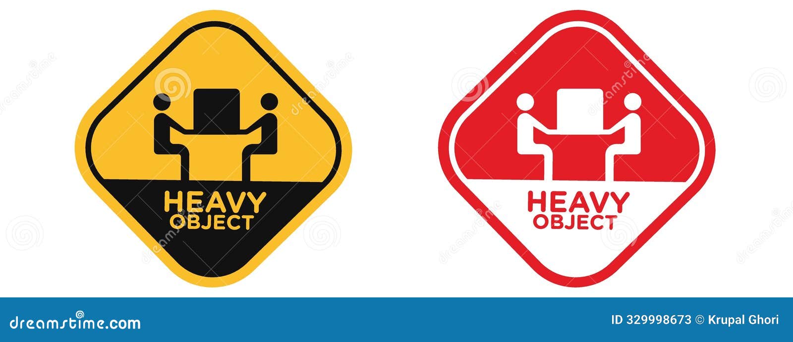 Handling Heavy Objects Warning Advising on Safe Lifting Practices To ...