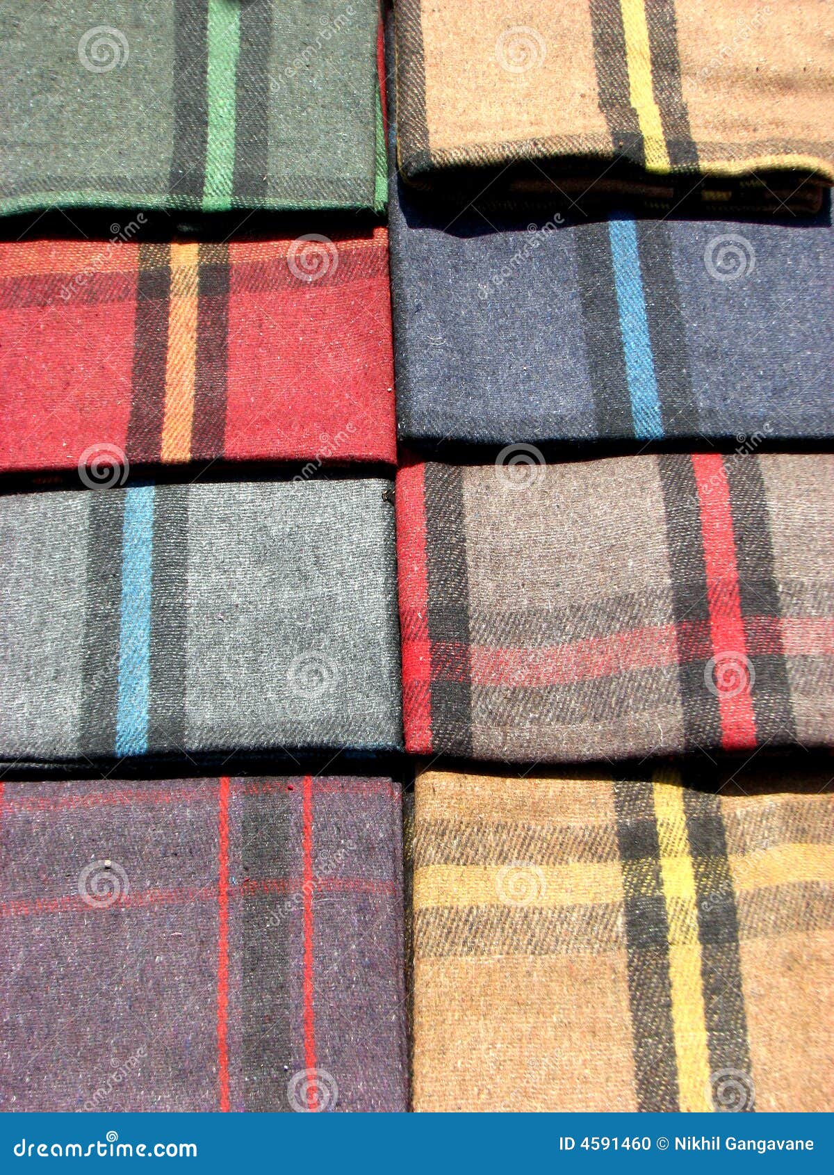 Handloom Blankets stock photo. Image of pattern, colours - 4591460