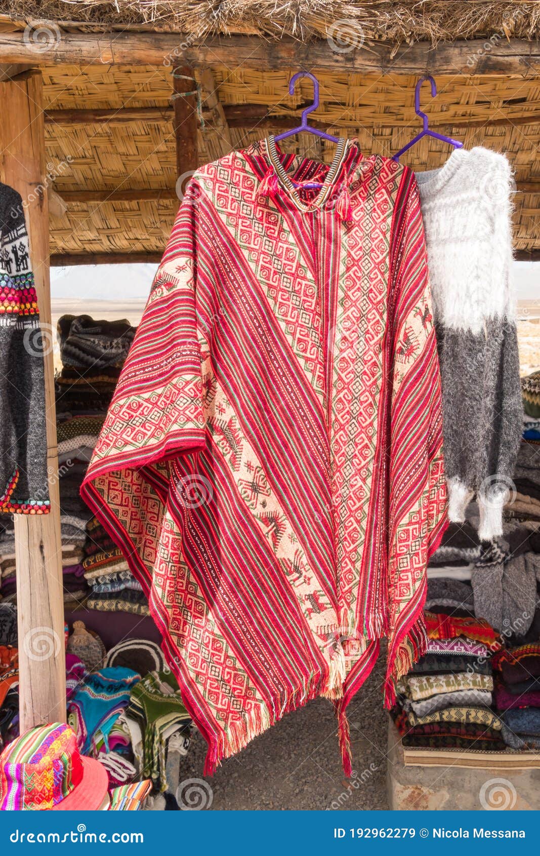Handmade Alpaca Textile Products in Arequipa, Peru Stock Image - Image ...