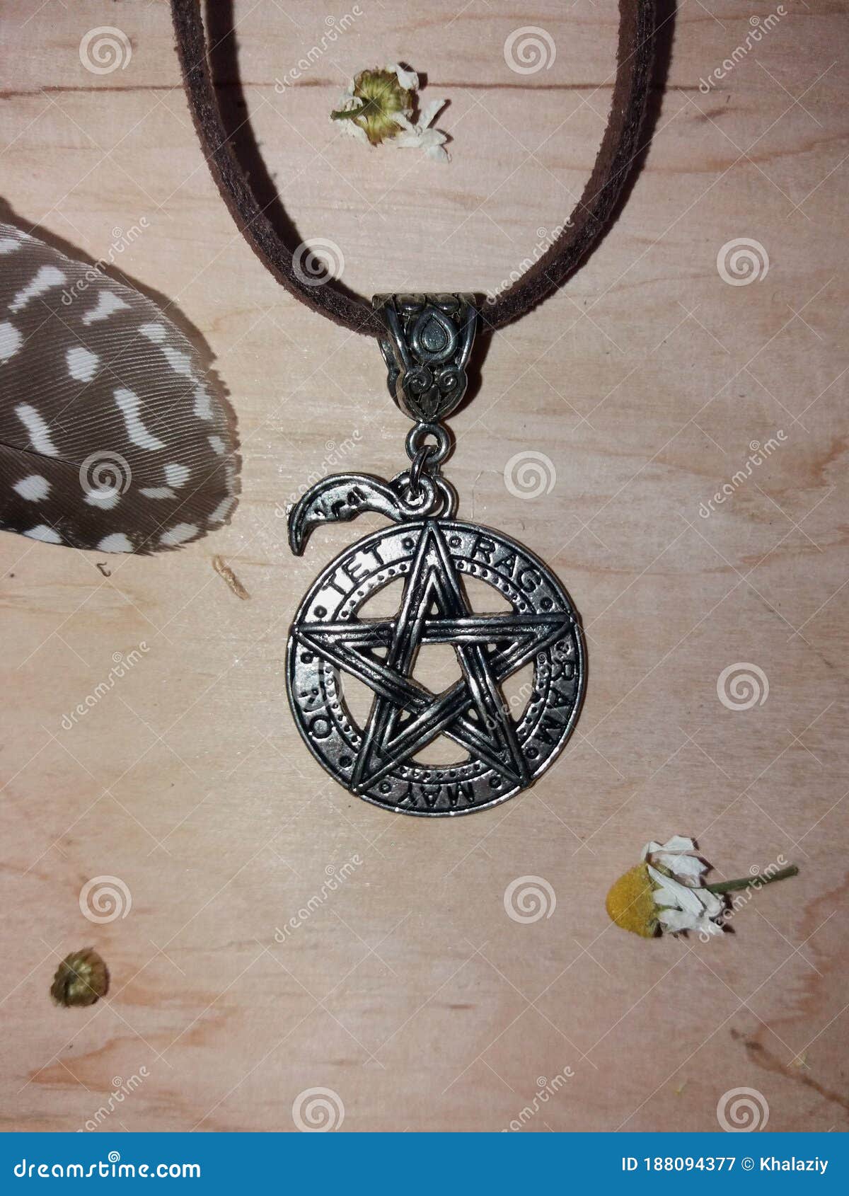 Magic Protective Pendants for Witches and Magicians Stock Image - Image ...