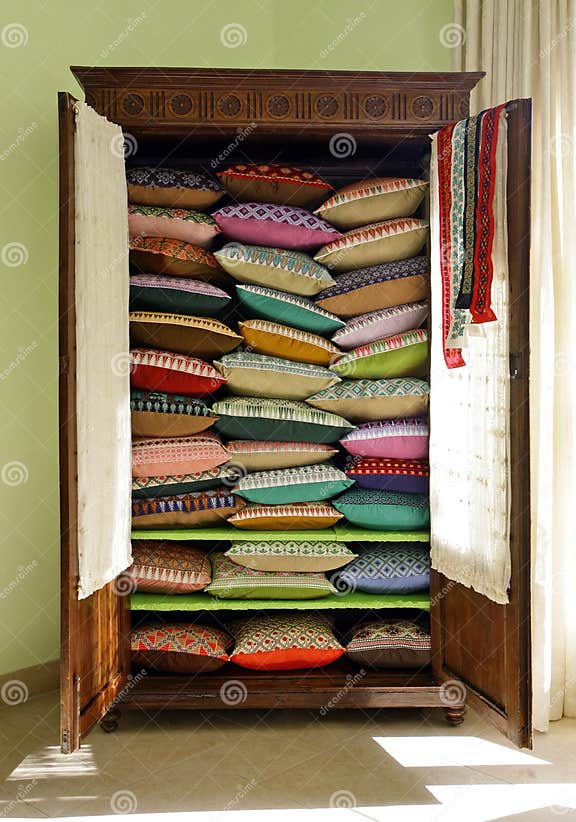 Handmade Arabic pillows stock image. Image of design - 22592669