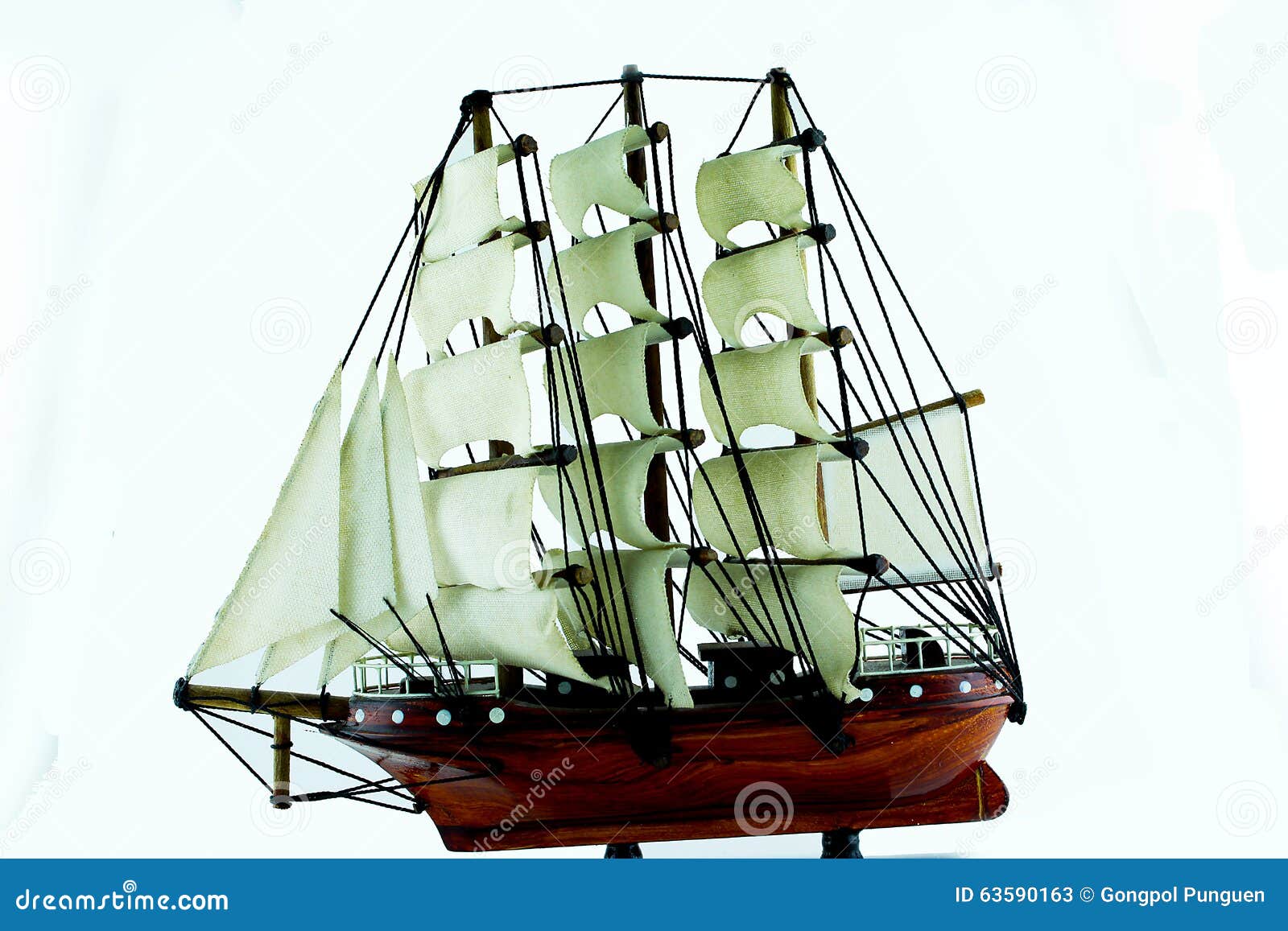 Wooden Argosy Model Royalty-Free Stock Photography | CartoonDealer.com ...