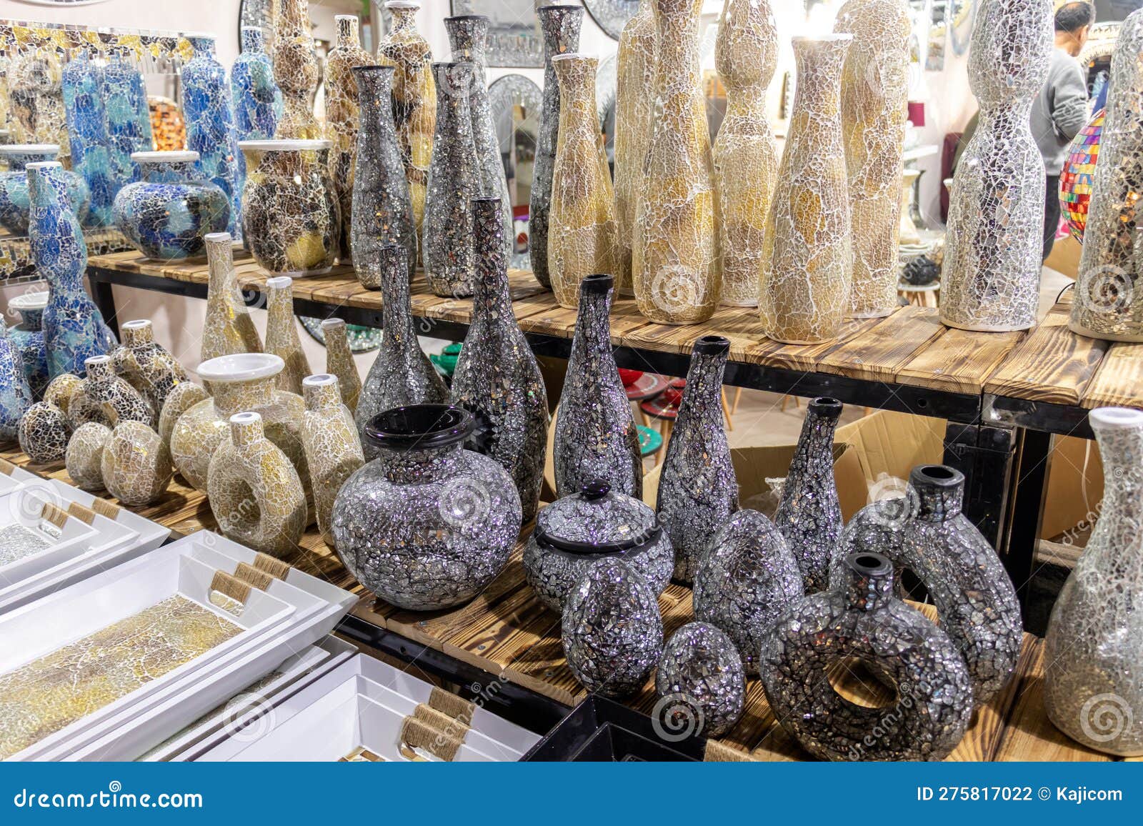 Handmade Articles at the Craft Fair Stock Photo - Image of handcarved ...