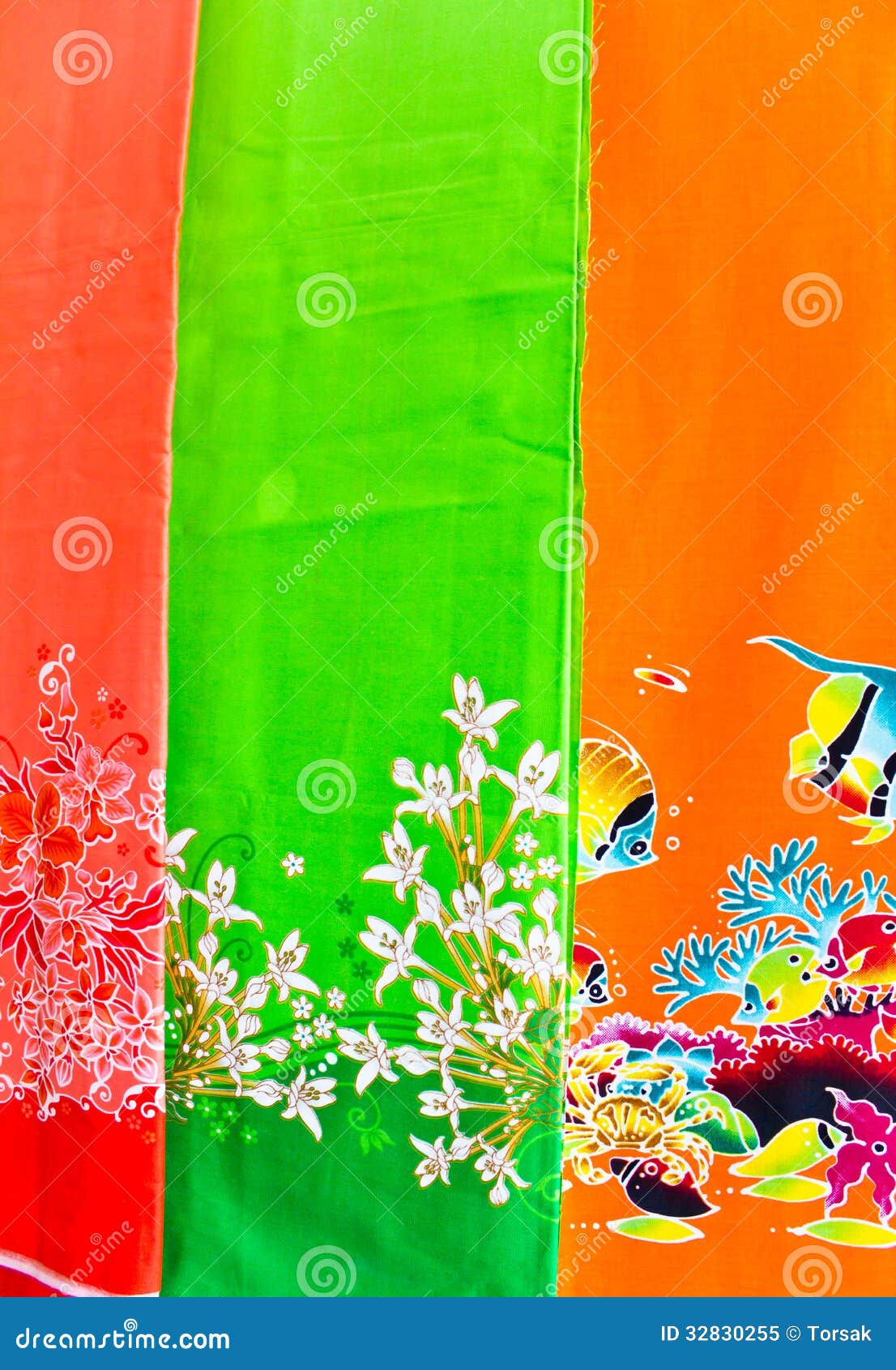 Handmade batic fabric stock image. Image of decorating - 32830255