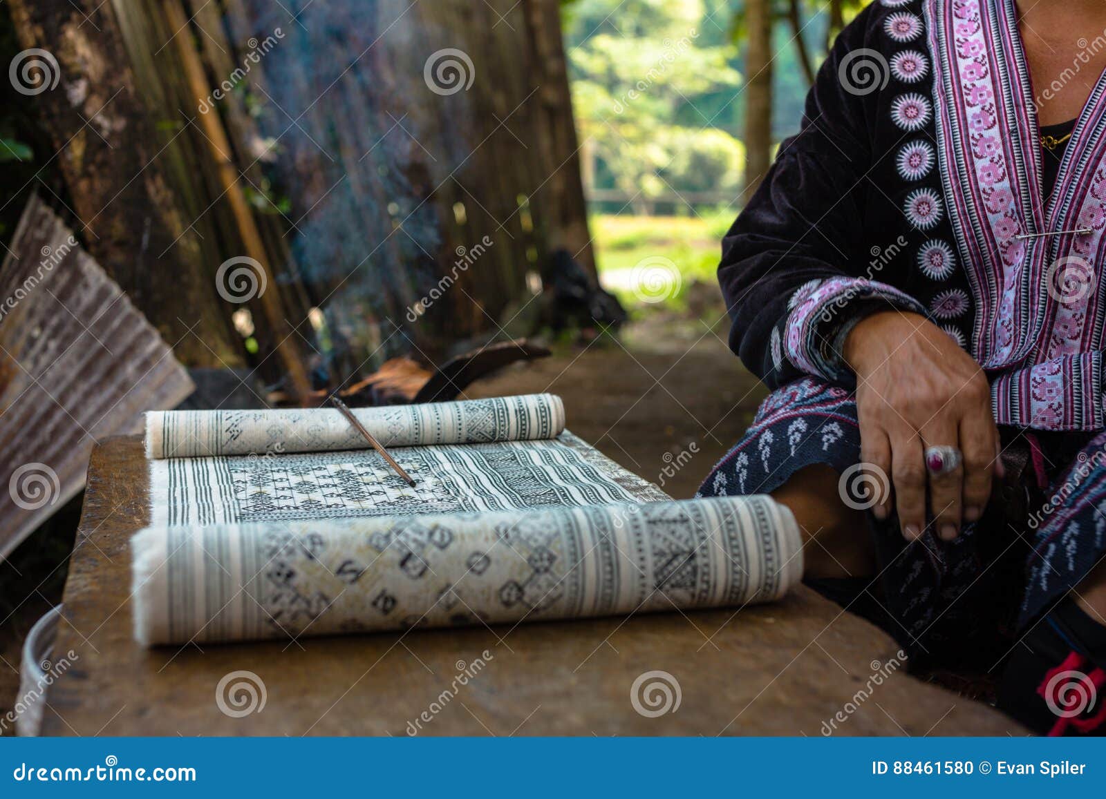 Handmade batik designs stock photo. Image of cotton, clothing - 88461580