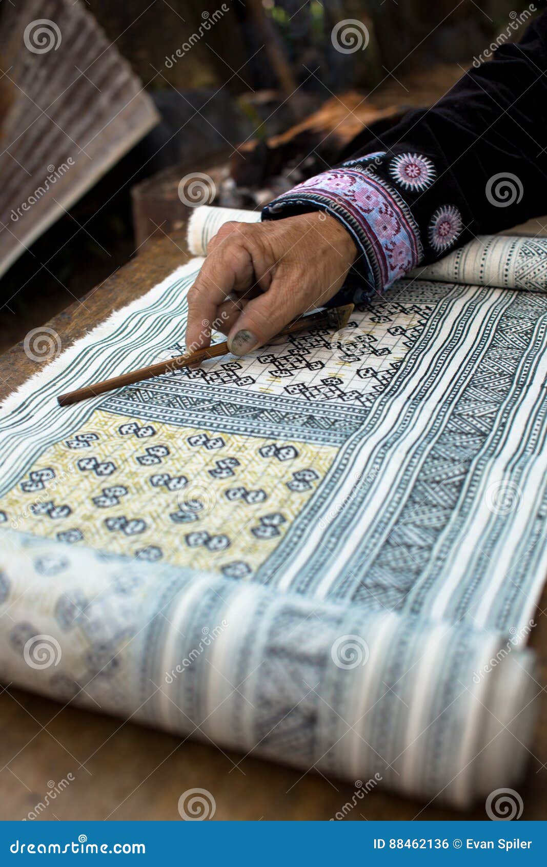 Handmade Batik Designs - Thailand Stock Photo - Image of creativity ...