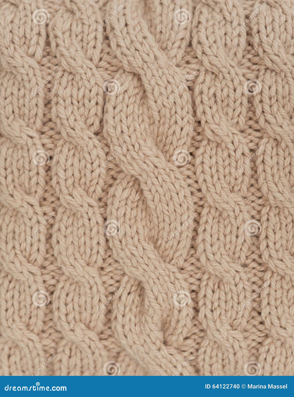 Handmade Beige Knitting Wool Texture Background Stock Photo - Image of ...