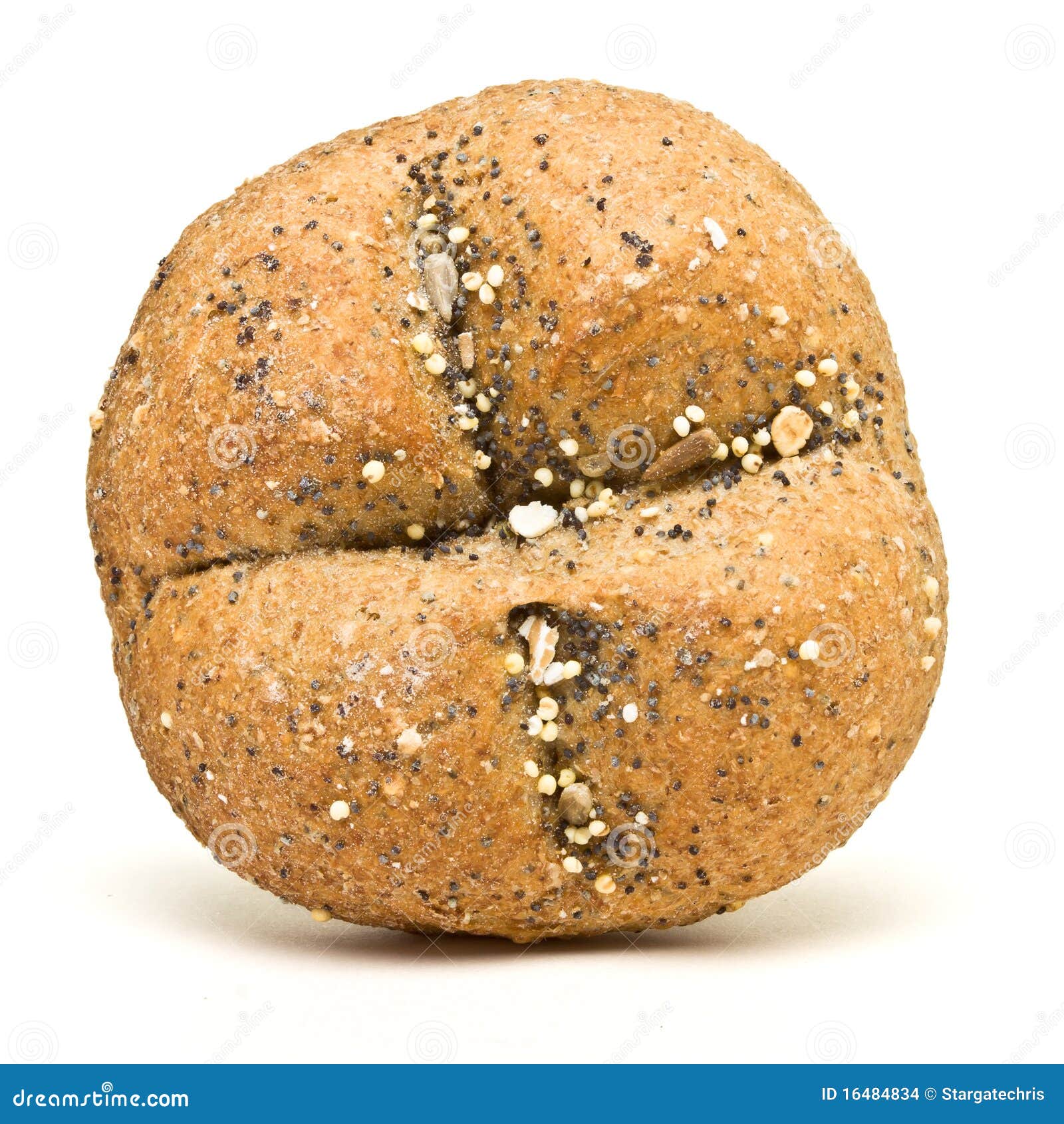 Handmade bread roll stock photo. Image of cereal, long - 16484834