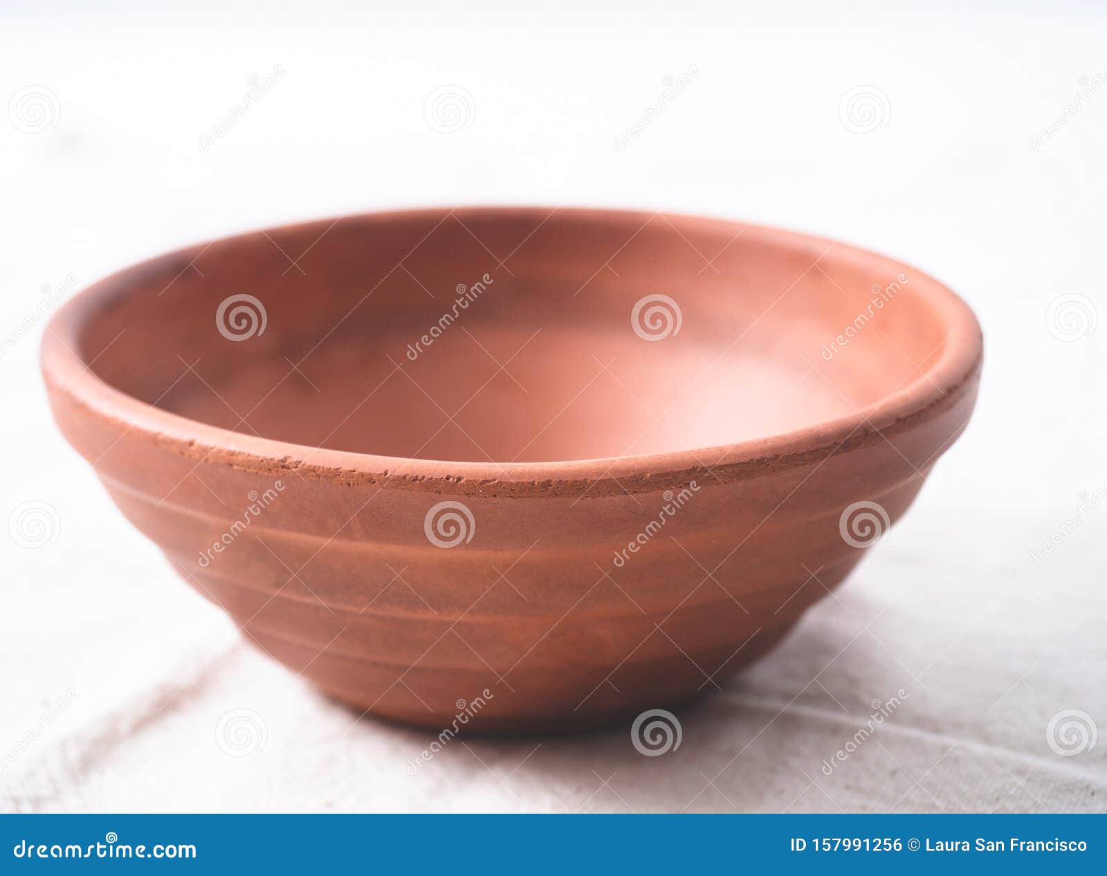 Brown ceramic bowl stock photo. Image of learning, brown - 157991256